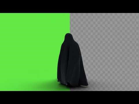 Ghost Cloth 2K A 147 Green Screen Horror Cloth VFX