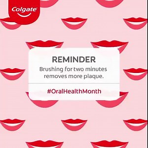 2.1K views · 59 reactions | When not removed regularly, plaque can lead to cavities and tooth decay. Use those two minutes to ensure you're brushing the outer surface, inner surface, and chewing surface of your teeth. Last, but not least, dont forget to brush the tongue! 瘟 #OralHealthMonth | Colgate | Facebook