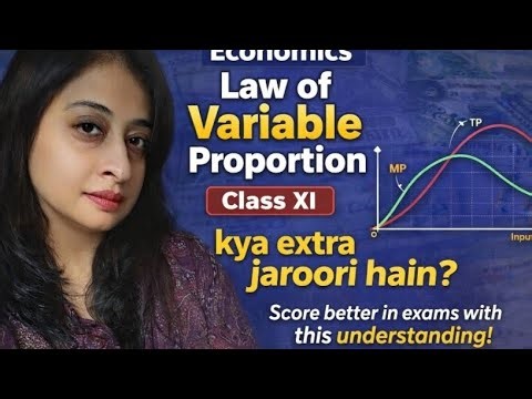 XI CBSE Economics Law of Variable proportion