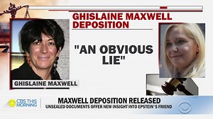 24K views · 88 reactions | A newly-unsealed deposition offers new insight into Jeffrey Epstein's close associate and former girlfriend, Ghislaine Maxwell. Maxwell gave sometimes evasive answers in the 2016 deposition, taken as part of a civil suit by Epstein accuser Virginia Giuffre. | CBS Mornings | Facebook