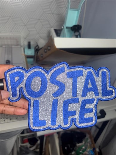 Custom “POSTAL LIFE” Iron on Patches - Etsy