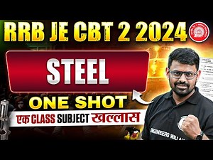 STEEL STRUCTURE In ONE SHOT | RRB JE Civil Engineering Classes | STEEL STRUCTURE Civil Engineering