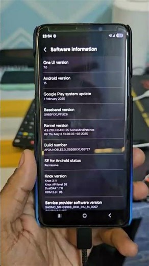 One Ui 7 And Android 15 On S9 Exynos Series #s9plus #s9 #noblerom5 #note9