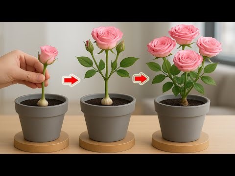 The Magic Secret To Help Rose Branches Take Root And Bloom More Than Ever!