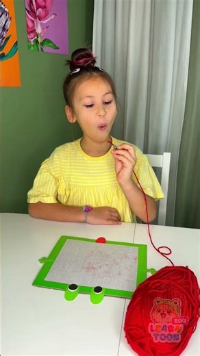 🧵 So Cool! DIY Drawing Board 🎨 With A Thread! 🖼️