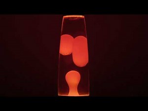 12 HOURS Relaxing Lava Lamp in 4K - large bubbles of lava move smoothly creating calming atmosphere