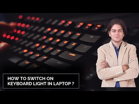 How to switch on keyboard light in laptop? laptop keyboard light turn on.