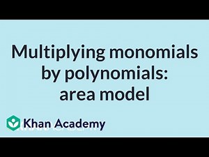 Multiplying monomials by polynomials: area model | Mathematics II | High School Math | Khan Academy