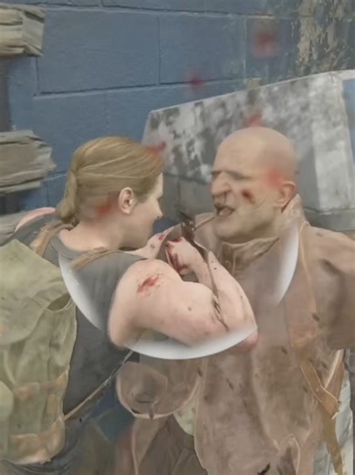 Abby vs Wolf soldiers #abby #lastofus #playstation #gaming #fyp