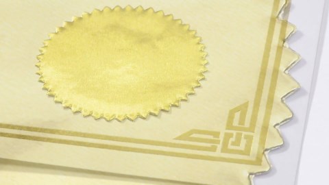 PaperDirect Silver Foil Certificate Seals, 2" Self‑Adhesive Scalloped Stickers, 100‑Pack for Awards, School Certificates, Workplace Recognition, Diplomas & Official Documents