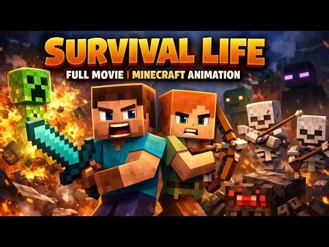 SURVIVAL LIFE | Full Animated Minecraft Survival Movie (2026)