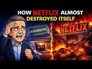 Netflix Almost Destroyed Itself | The Untold Rise Fall & Survival of Netflix