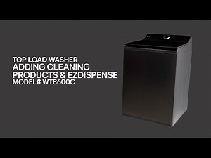 [LG Top Load Washers] How to Add Detergent & Use ezDispense - WT8600C