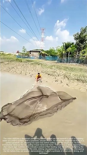 Casting for Bubbles: The Parabolic Net That Reads the River