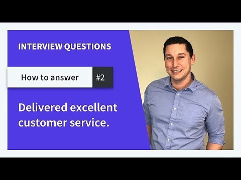 Give me an example of how you have delivered excellent customer service.