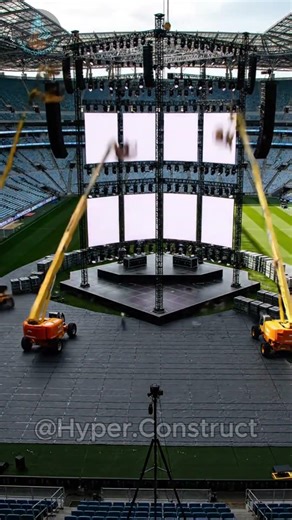 Ever Wonder How a Mega Concert Stage is Built? 🏟️
