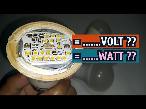 WITHOUT TOOLS!!! Here's how to find out the Volt and Watt values ​​of SMD LEDs on LED lamps