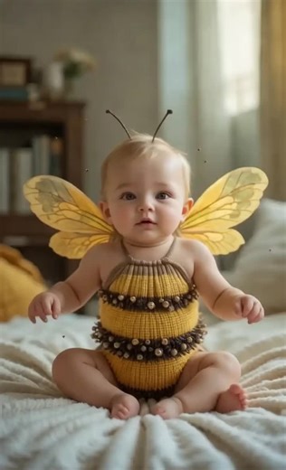 Cute baby flying like a bee 🐝😱❤️😍 #cutebaby #cutevideo #fyppppppppppppppppppppppp #fy #funny #baby #fypシ゚