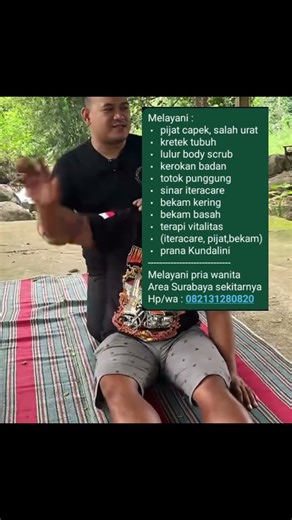 refleksi pijat, kretek tubuh, kerokan badan, sinar iteracare, bekam kering basah