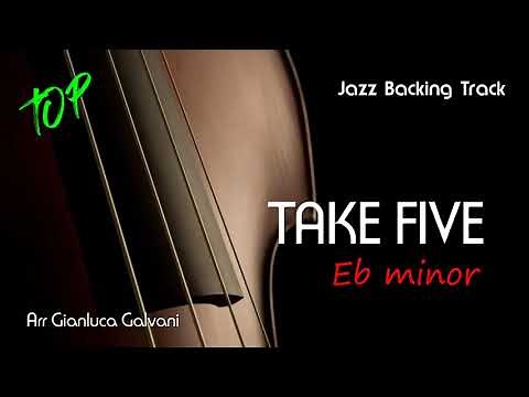 New Jazz Backing Track TAKE FIVE Jazz Standards Eb minor 5/4 Play Along mp3 Sax Trumpet Guitar Horn