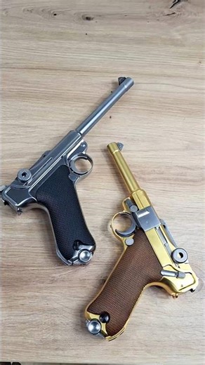 Golden or Silver Luger P08?