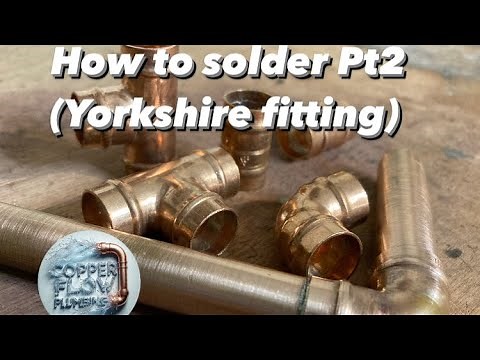 How to solder using Yorkshire fittings #plumber #plumbing #diy #renovation #howto #nvqs #bathroom