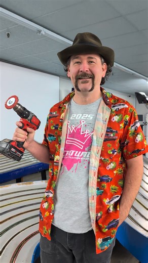 19K views · 288 reactions | When replacing braid on your track sometimes the glue sticks hard to the surface for multiple reasons,but you can get it up with minimal effort with a nylon brush from #HarborFreight #protips #slotcarracing | Lanes Raceway | Facebook