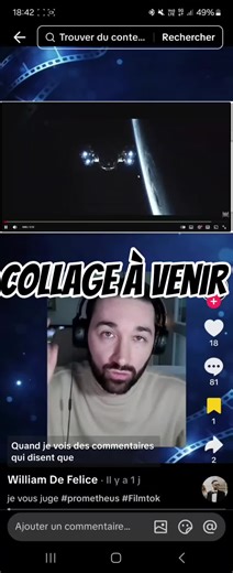 Réponse à la vidéo de @William De Felice sur Prometheus de Ridley Scott. #pourtoi #onregardequoi #filmtok #critique #filmrecommendation