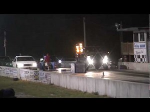 F-250 Powerstroke Diesel running a 8.33 in the 1/8th mile at Holiday Beach, Spartan Tuned 6.4L