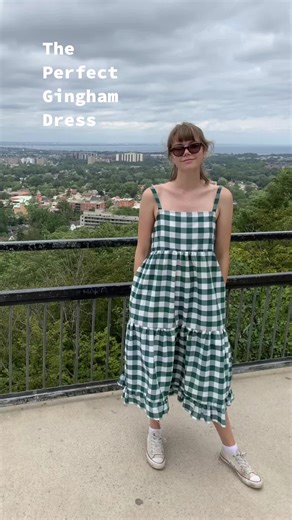 Hacked the free Peppermint Magazine Bardon dress pattern to make this perfect gingham dress. #sewingtiktok #dressimade #sewingproject #sewingforyoupage #sewingdiy #sewistsoftiktok #sewist #diydress #ginghamdress #ginghamlove #fashiontiktok #fashioninspo #diyfashion #peppermintmagazinepatterns #peppermintmagazine #bardondress