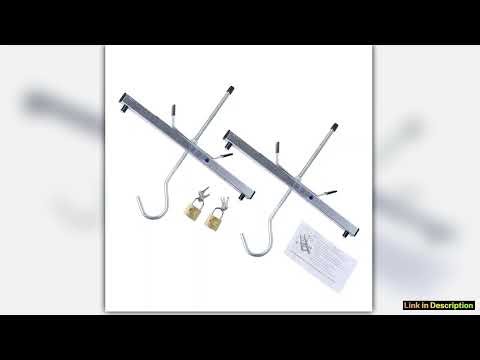 Ladder Roof Clamps for Car Universal Ladder Holder with Padlock for Vehicles Ladder Clamp Lockable