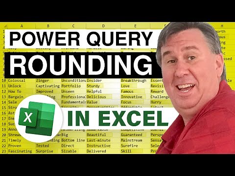 Excel - Power Query: Rounding to Match Excel - Episode 2396