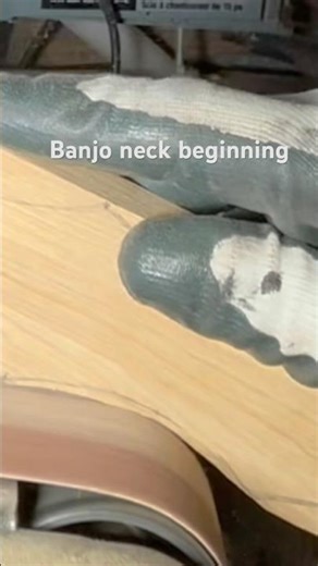 Next banjo build starting the neck and fretting