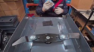 Infront Remote Control Lawn Mower with Snow Plow, Crawler Track All-Terrain System, Hybrid Oil-Electric Power for Steep Slopes and Large Lawns, Adjustable Cutting Height