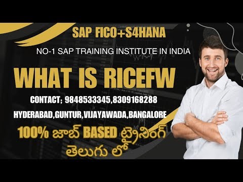 What is WRICEF Objects in SAP||RICEFW అంటే ఏమిటి||SAP FICO In Telugu||RICEFW with real-time examples