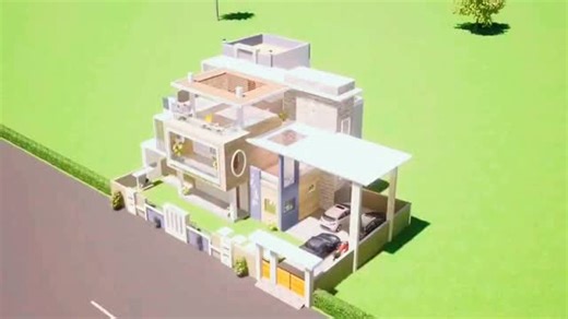 Jh Civilengineer on Instagram: "30 x 35 home design | 1050 sqft home elevation | east facing home design | 3d g+1 building elevation #trendingreels #jh_civil_engineer #interiordesign #exteriordesign #architecturaldesign"