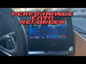 How to Record videos on Your C8 Corvette using - Performance Data Recorder