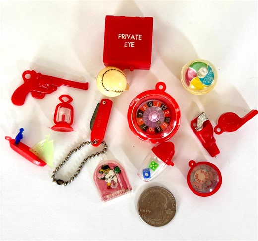 Mixed Vintage Lot 13 Cracker Jack/gumball Prizes - Collectable - Etsy