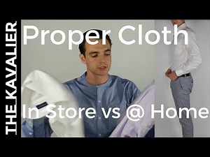 Proper Cloth Double Unboxing - Measured In Store & At Home | My Experience Review