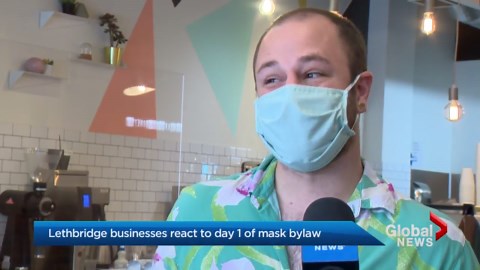 Lethbridge businesses respond to new mask bylaw