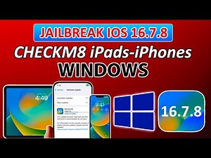 🔥 Jailbreak Latest iOS 16.7.8 on Windows PaleRa1n Windows iOS 17.5.1/15.8.2/16.7.8 iPads/iPhone 6S-X