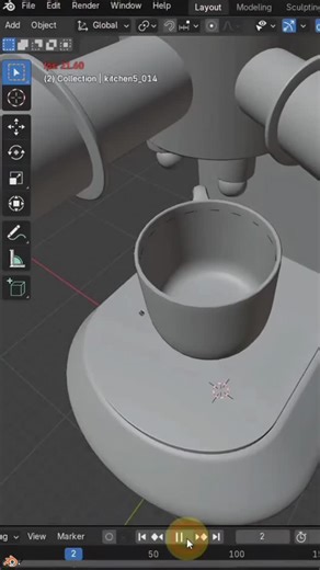 Model X Labs on Instagram: "Blender Fluid animation Tips #3dart #blender #tips #3d #3danimation"
