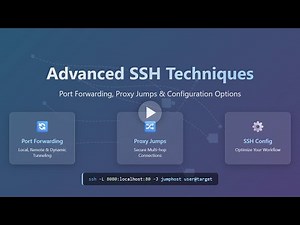 Mastering SSH: Advanced Port Forwarding, Proxy Jumps & Config Secrets!