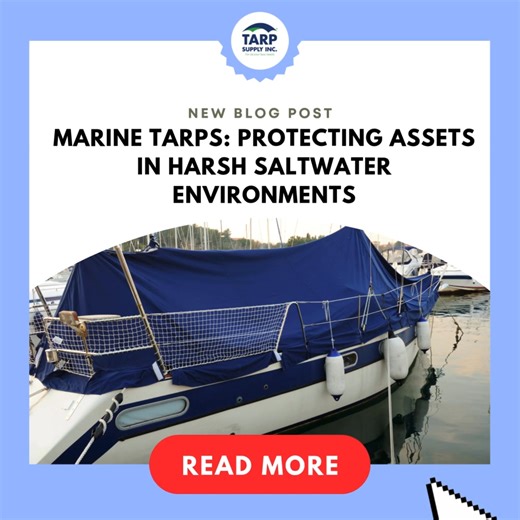Saltwater can be tough on your equipment — but the right marine tarp makes all the difference. Our latest Tarp Supply Inc.® blog explores how to protect your boats, docks, and gear from harsh marine conditions. Learn how durable tarps can extend the life of your assets and keep them shipshape all year long! 👉🏻 https://www.tarpsupply.com/blogs/tarps-articles/marine-tarps-protecting-assets Follow us on our social media 👉 https://linktr.ee/tarpsupply #MarineTarps #BoatProtection #WaterproofCover