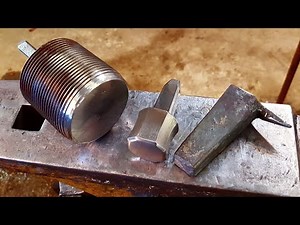 Making and forging 3 types of small stake anvils