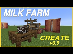 🐮 GRANJA DE LECHE CON CREATE MOD 🥛