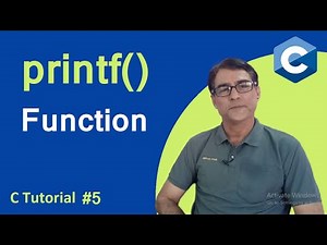 PRINTF() Function in C Language | C Language Tutorial - 5 | C Language Printf() function