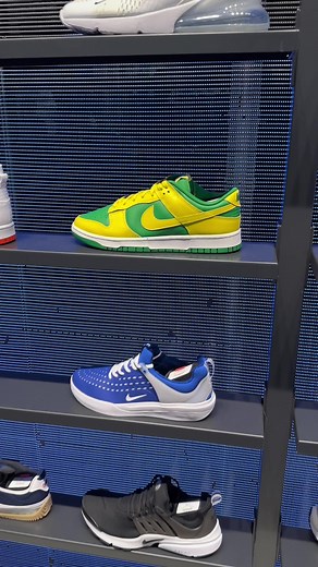 Nike Dunk Reverse Brazil Sitting in Nike Store Dubai Mall #nikeshoes #nikedunk #nike | Hip Deals Middle East