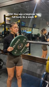 2.9M views · 5.4K reactions | The most underrated workout spilt…  Hitting full body 3x a week gives you the perfect balance of frequency, recovery, and consistency!  You train every muscle often enough to grow, without spending hours in the gym. If you’re a beginner, THIS ONE IS FOR YOU! ✨ Follow for more ✨ and comment what’s your current routine  #fullbodyworkout #fitnessroutine #strengthtraining #fitness #workoutspilt | Cristina Fit | Facebook