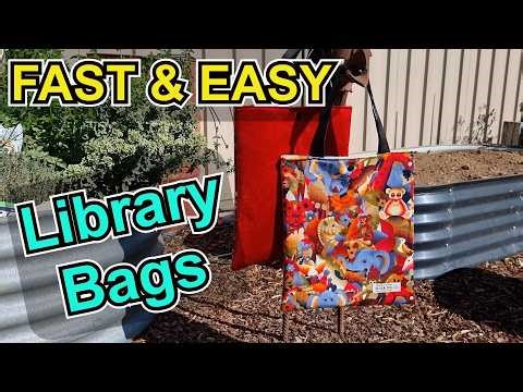 How to Sew a Child's Book Bag | Easy Reclaimed Fabric Tutorial | Fast & Easy Upcycling for beginners